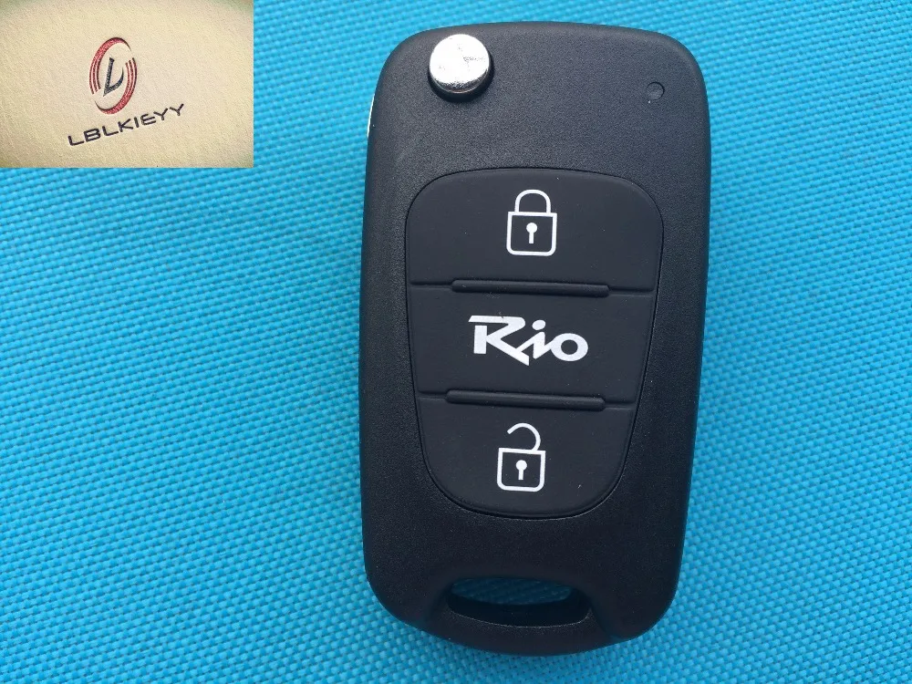 10Pcs-Lot-Of-New-Replacement-Key-Case-For-Kia-RIO-2-3-Buttons-Folding ...
