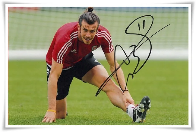 Gareth Bale Autographed Signed With Pen Photo 4*6 Inches Sports Star ...