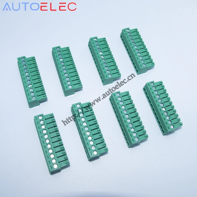 100ชิ้น/ล็อต3.5Mm Pitch 10P Pcb Terminal Blocks KF2EDGK PCB Pluggable ...