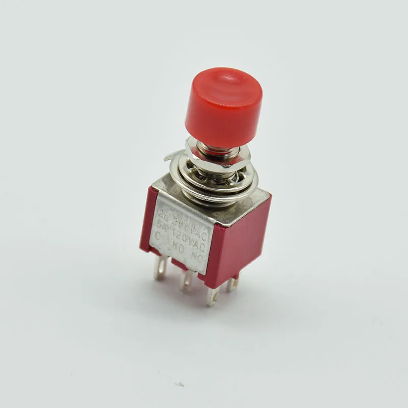 2pcs-6-Pin-C-NO-NC-6mm-Mini-Momentary-Automatic-return-Push-Button ...