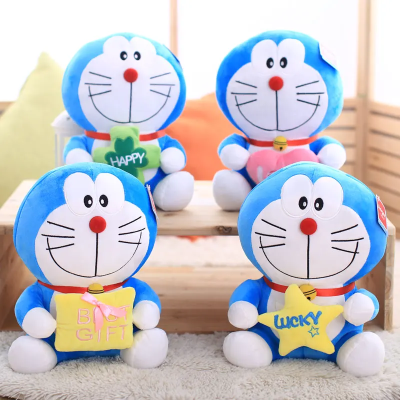 The original lovely doraemon dolls jingle cats plush toys large doll ...