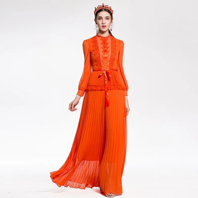 Aliexpress.com : Buy High quality 2018 new designer runway Maxi dress ...