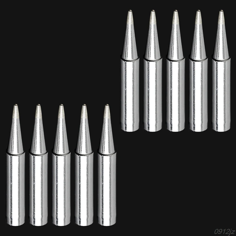 10pc/lot 900M Lead-free Solder Iron Tips for 936 Hakko Soldering Rework ...