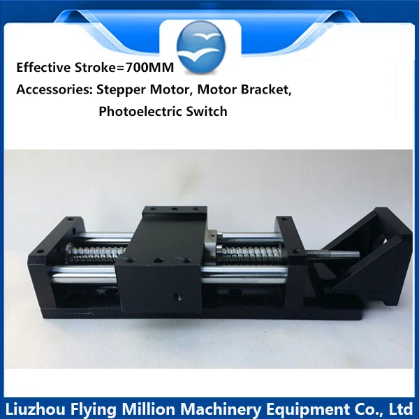 Linear Slide Stage Optical Axis Sliding Table Module Ball Screw 1605 ...