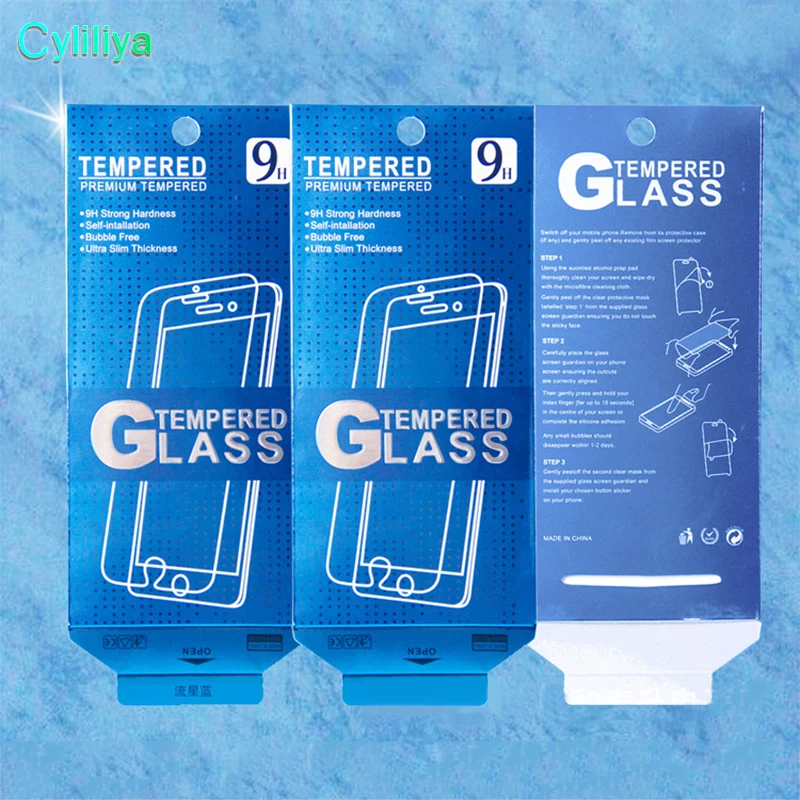1000 Empty Screen Protector Retail Package Paper Boxes Display
