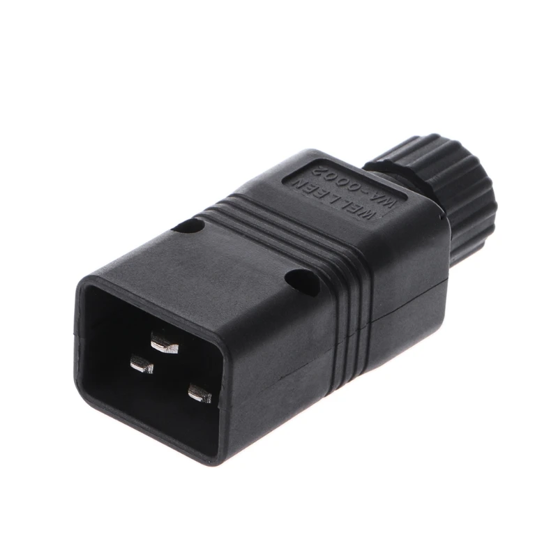 IEC 320 C20 Male Connector Power AC Power Plug Computer 16A 250V L15-in ...