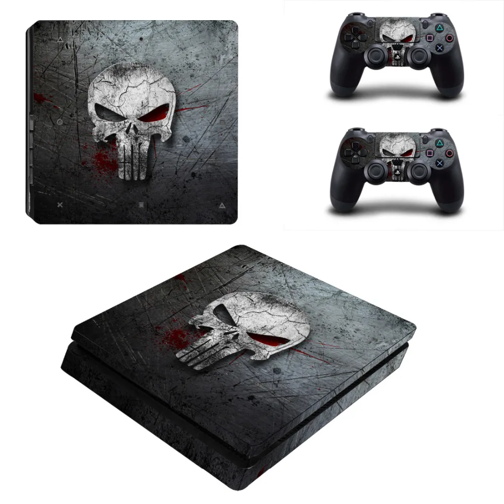 The Punisher PS4 Slim Skin Sticker Decal for PlayStation4 Slim Console ...