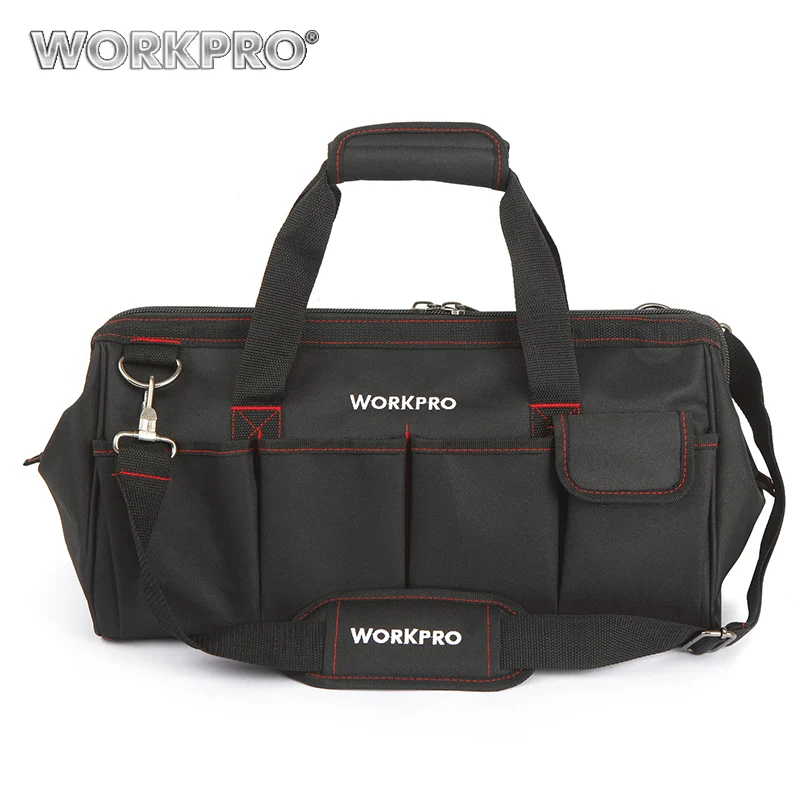 WORKPRO 18-Inch/46cm Tool Bag Large Bags for Tools HardwareTravel Bags ...