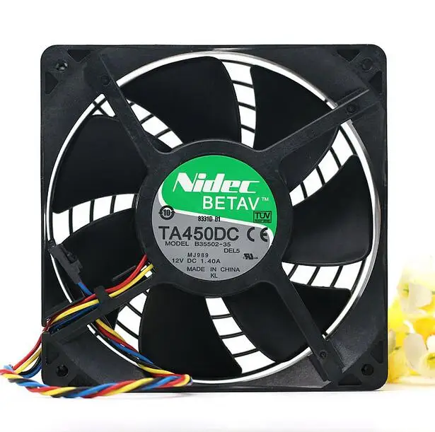 NIDEC-12CM-B35502-35-1-40A-12038-12V-120-120-38mm-four-wire-fan-PWM ...