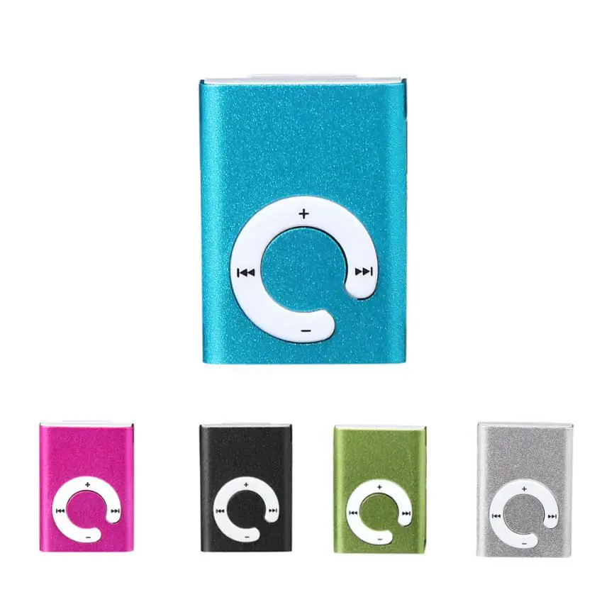 Mini Clip Metal USB MP3 Player Support Micro SD TF Card Music Media-in ...