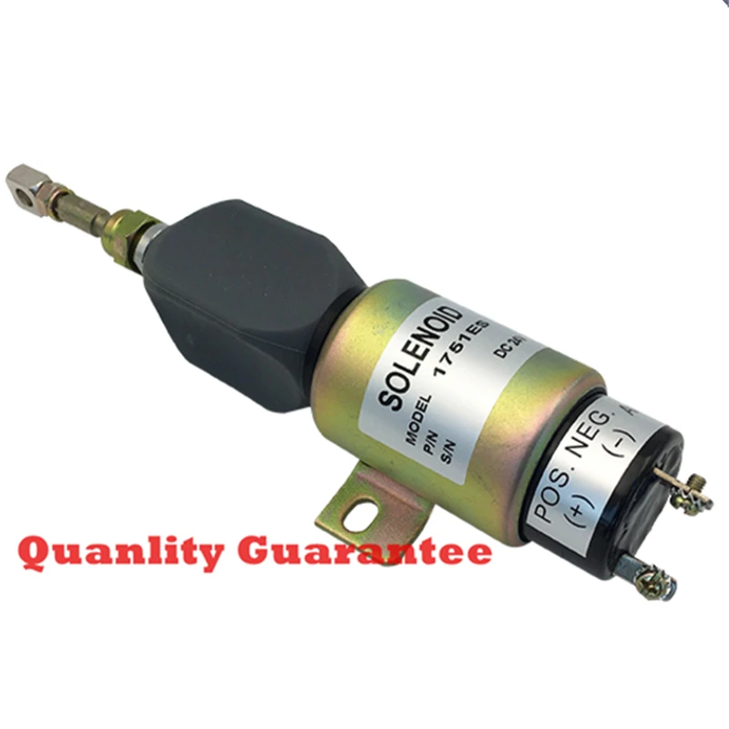 Free Shipping 24v Diesel Generator Set Stop Solenoid Default 24v 12v ...