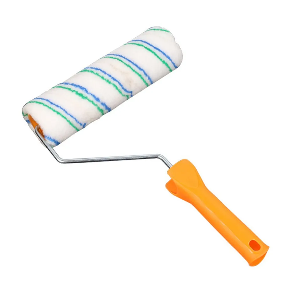 1 adet 6''Portable Duvar Boya Rulo Fırça Boyama Fırça Aracı kaymaz Kolu ...