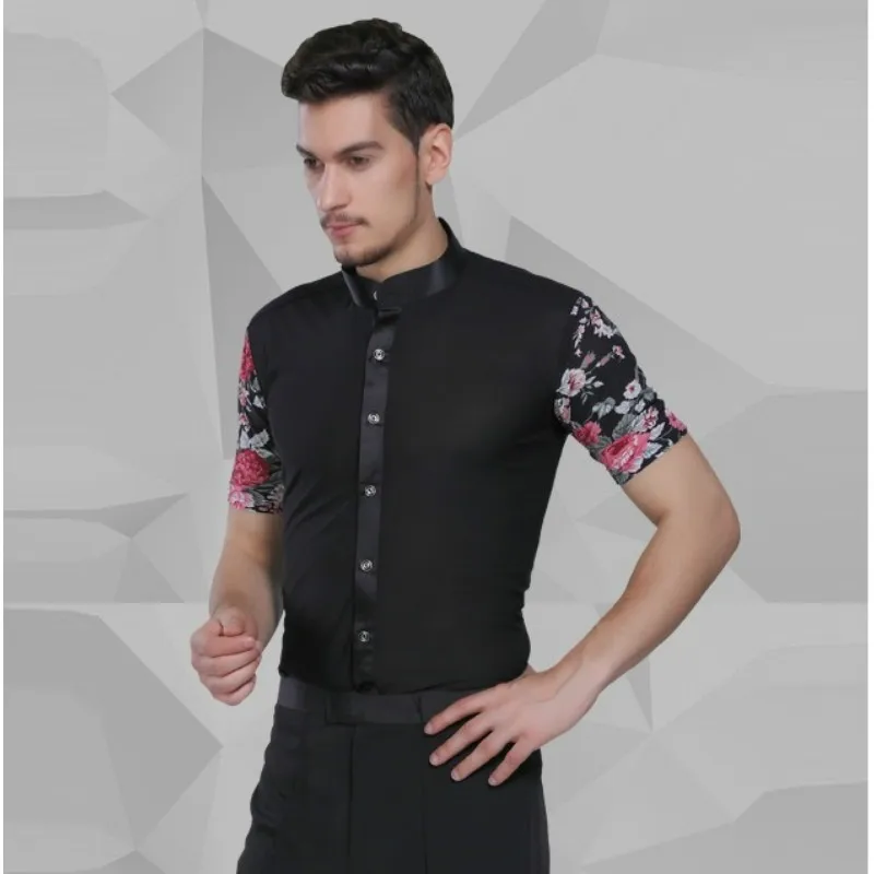 Men's New Dance Acrobatics Shirt Adult Modern Dancing Clothing Male ...