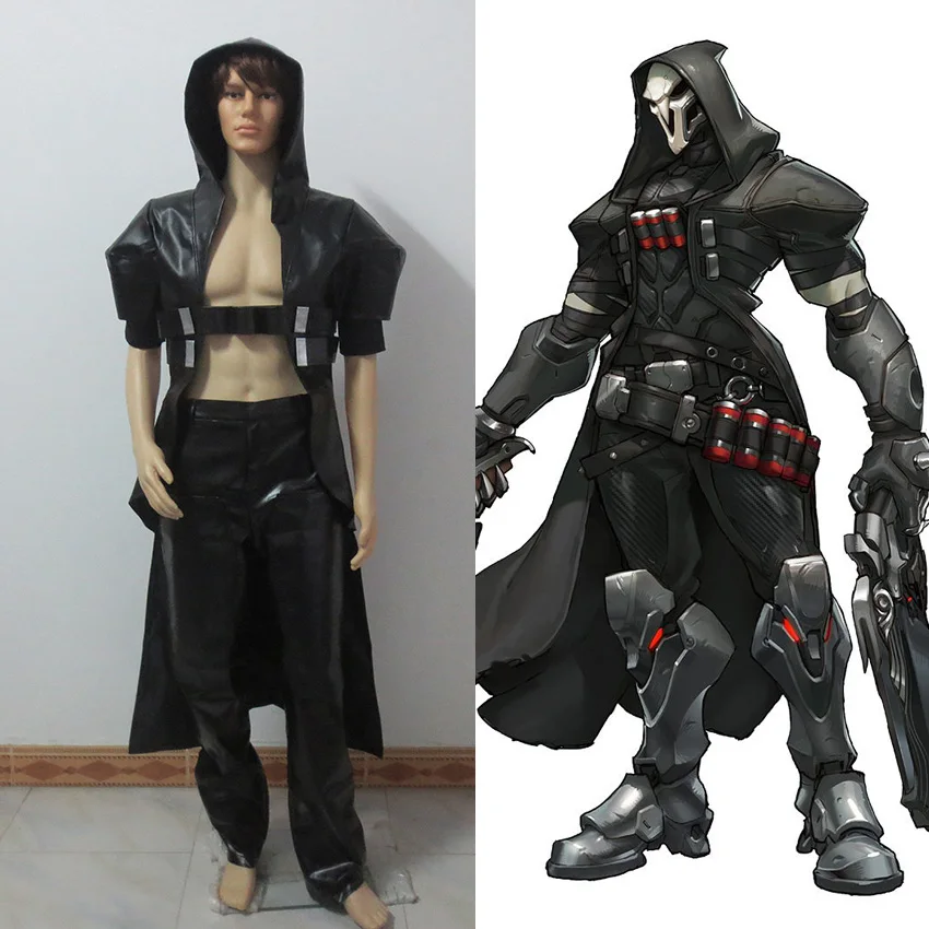 Games Reaper Cosplay Costume Cos Gabriel De Reyes Cosplay Costume Anime ...