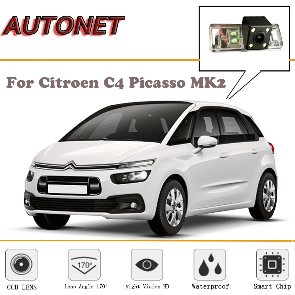 AUTONET Rear View camera For Citroen C4 Picasso 2th MK2 2013~2018 ...