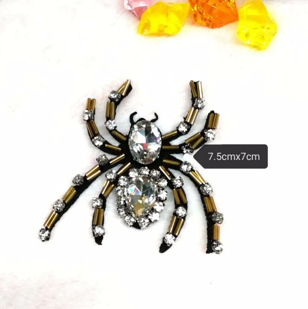 Water Drill Nail Pearl Spider Patch Diy Clothing Accessories Sweater ...