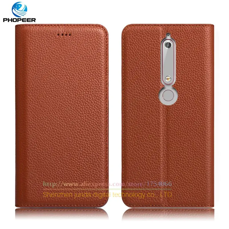 Original PHOPEER Brand Case For Nokia6 2018 Luxury Retro Genuine ...