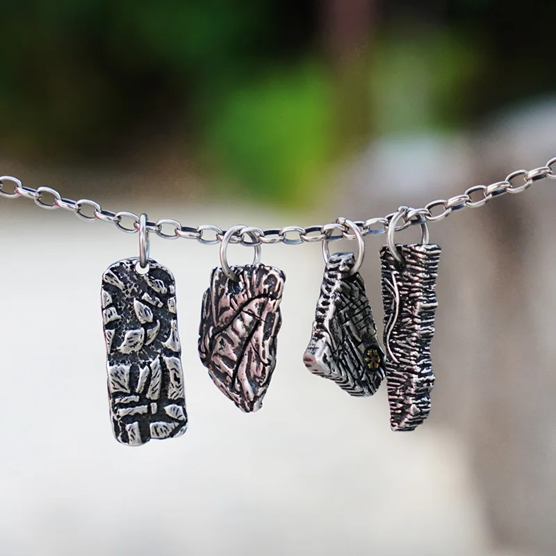 The-Alien-collar-de-plata-S925-Vintage-para-hombre-colgante-geom-trico ...