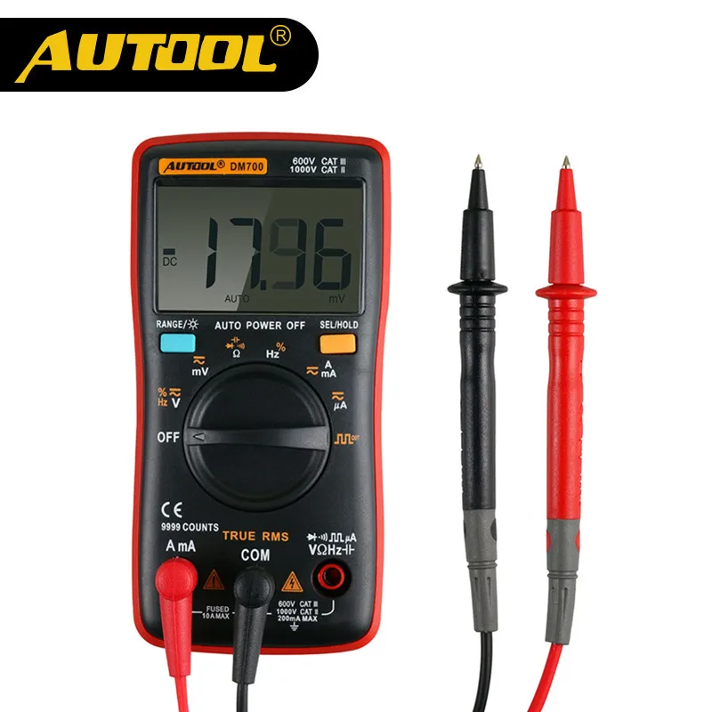 Autool dm700 전자 회로 수리 진단 도구 휴대용 디지털 멀티 미터 ac/dc 전류계 전압계 측정 멀티 미터|multimeter digital|ohm ...