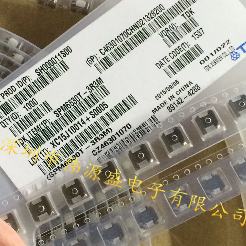 SPM6530T 3R3M 7,1X6,5X3,0 MM 3.3uH 7.3A tus inductores de potencia magnética de metal|power men ...