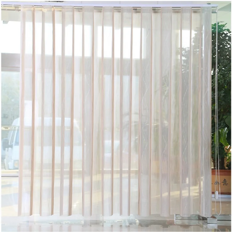 Jacquard Vertical Blinds Sheer Blackout Vertical Shades For Sliding ...