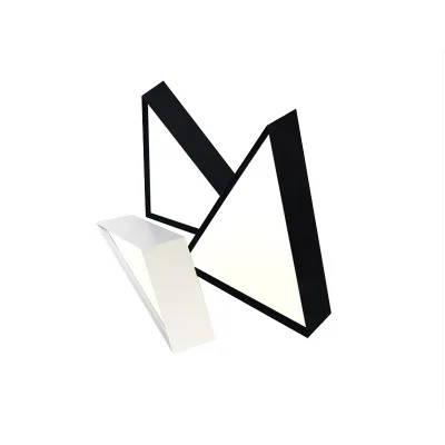 Hot Sale Creative LED Geometric Ceiling Lamp Triangle Simple Atmosphere ...