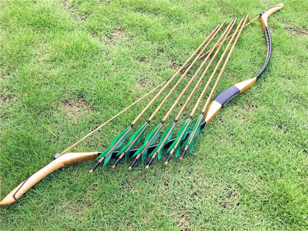 Good longbow combination New Traditional longbow 20lb 60lb and 6 Green ...