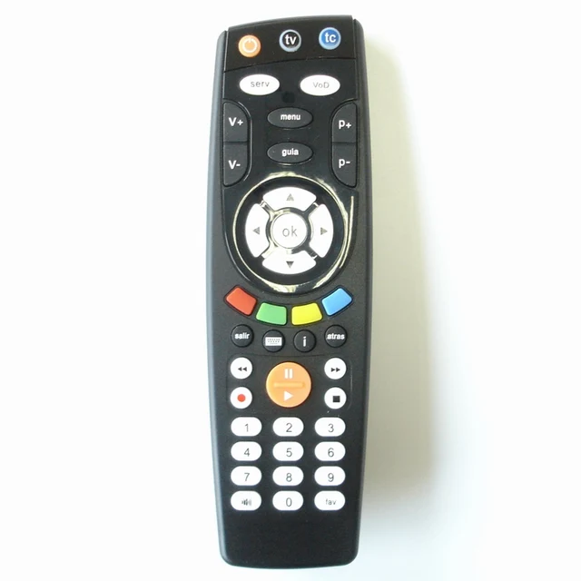 Telecable Remote Control for decoder with TV universal function, brand ...