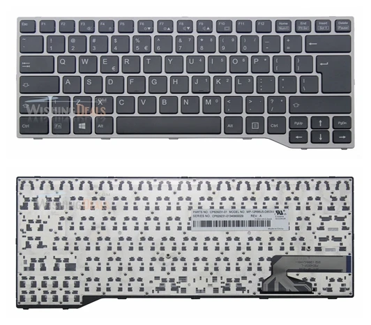 New US UI Layout Keyboard For Fujitsu Lifebook E733 E734 E743 E744 E746 ...