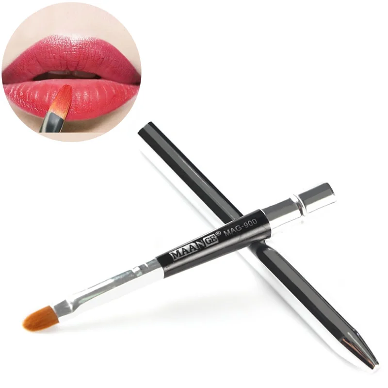 Pro Makeup Lip Brush Portable Retractable Cosmetic Tool For Lipstick ...