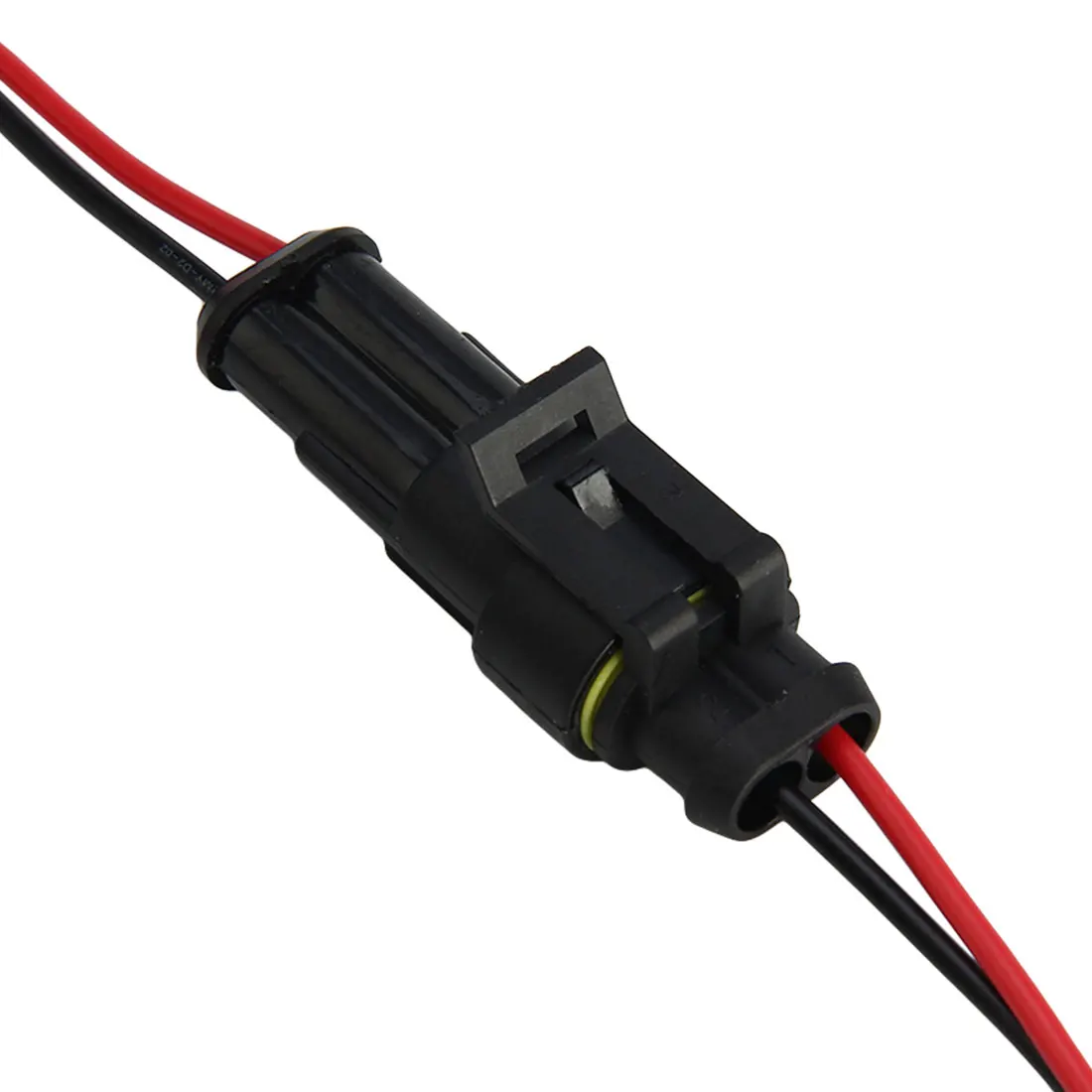 2-Pin Way Electrical Connector Plug Waterproof Male Female Electrical ...