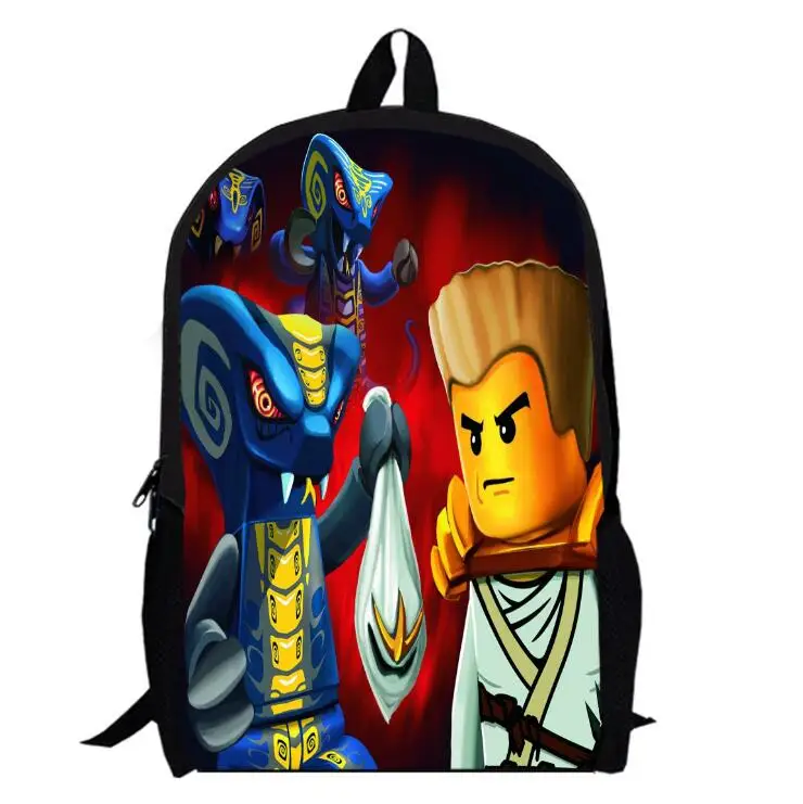 15inch ninja go backpack 1 children School Cartoon bag anime Kids ninja ...