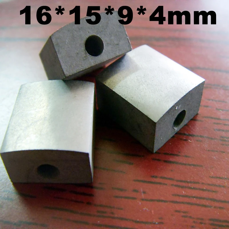 Yg3x Carbide Power Feed Contact 16 Mm X 15 Mm X 9 Mm With 4 Mm Hole ...