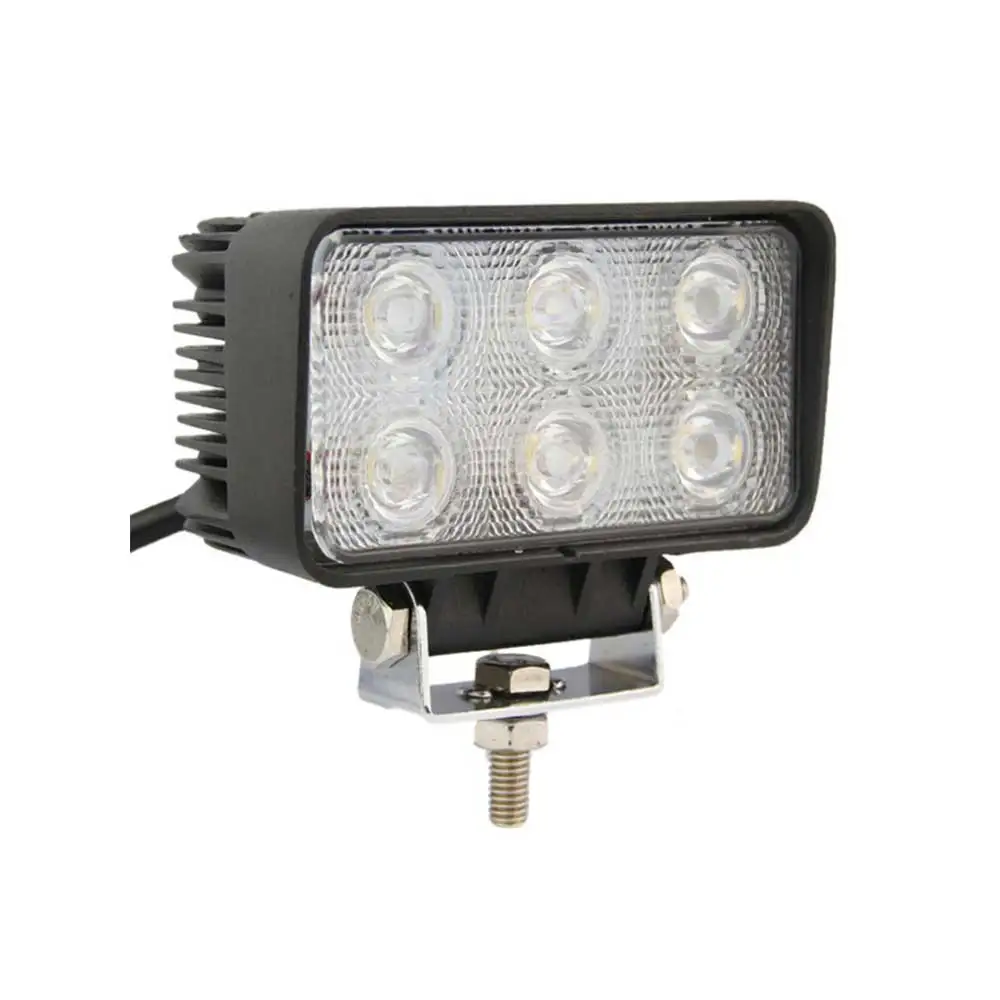 1PCS 18W 4 Inch LED Work Light 6 LED Flood Spot Beam for Excavator ...