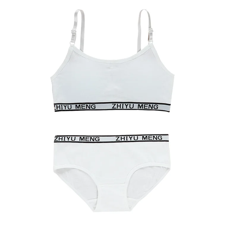 Young Girls Panties And Bra Set Teenage Girls Clothing Sets Children Underwear Set Girl Panty Student Bra Sets Kids Sports Bra Training Bras AliExpress