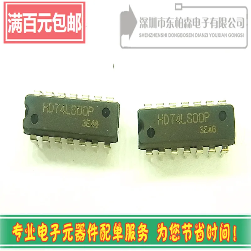 100% New original HD74LS00P integrated IC chip 74LS00 four 2 input ...