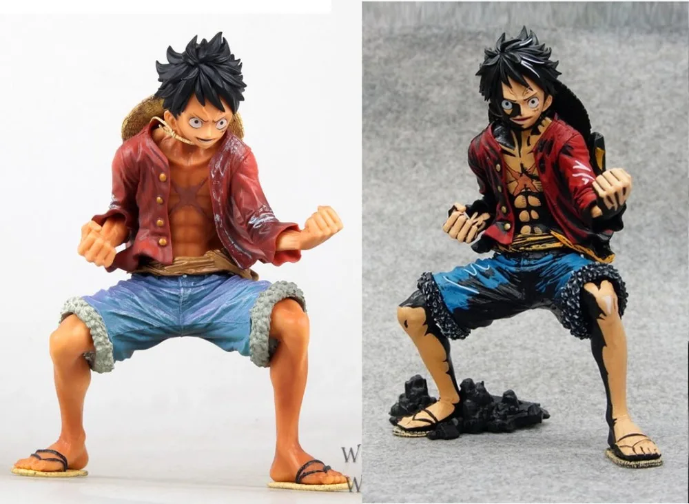 2pcs/set One Piece King modeling Luffy 2 files 1/7 Scale Clay Action ...