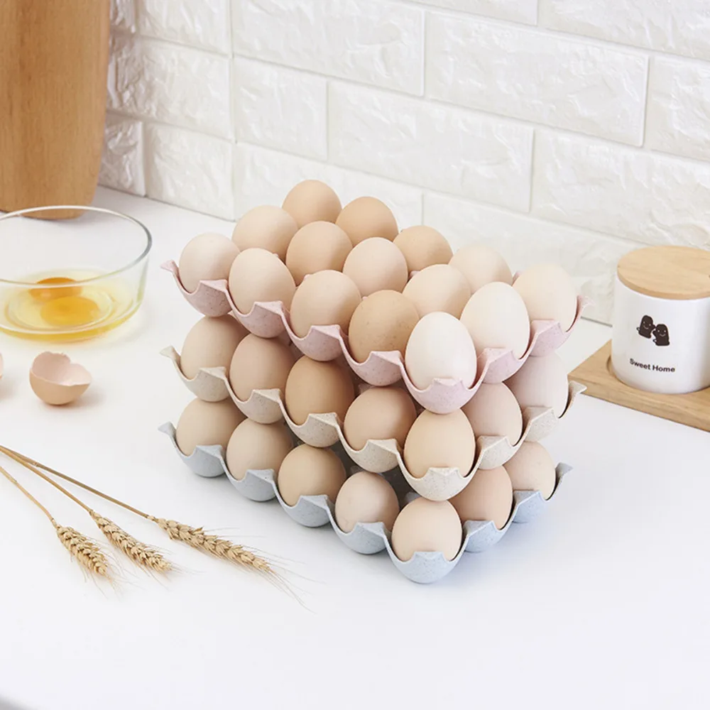 3pcs Plastic Egg Storage Box Organizer Refrigerator Storing Egg Rack 15 3pcs-plastic-egg-storage-box-organizer-refrigerator-storing-egg-rack-15