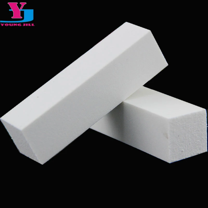 2pcs White Nail Buffer Block Diy Nail Art Tools Buffer Buffing Sanding Files Acrylic Nail Art