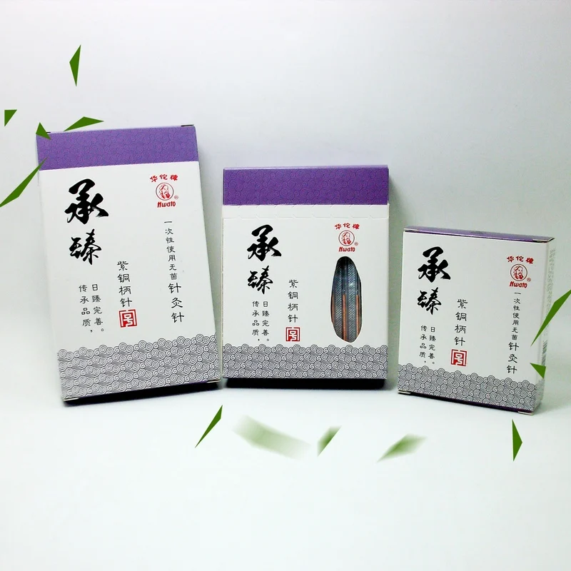 5 boxes Authentic disposable sterile acupuncture needles cooper handle ...