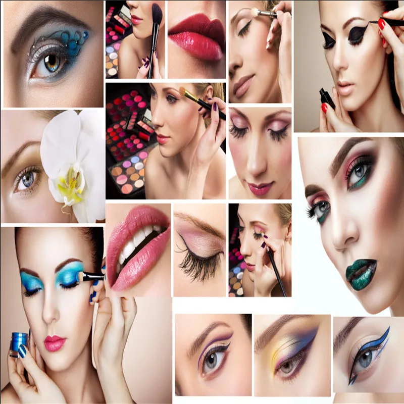 Makeup Collage Wallpaper Desktop