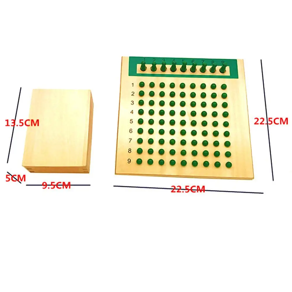 Montessori Multiplication Division Mathematics Wooden Board Kids Early ...
