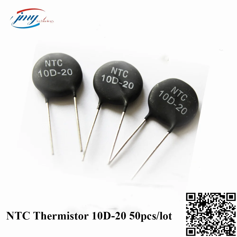 50 pcs/많은 ntc 서미스터 저항 ntc 10D 20 열 저항|resistors sale|resistor ...