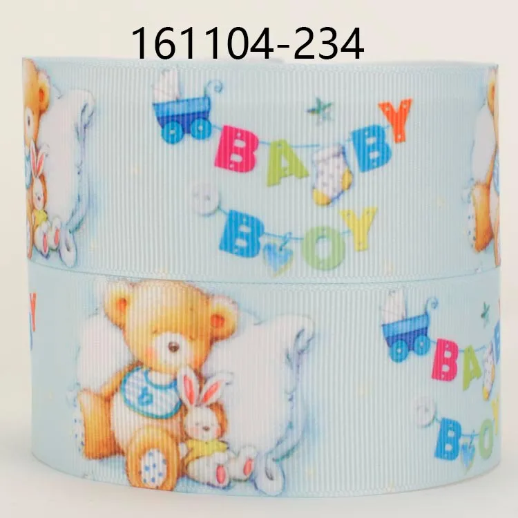 NEW-50yards1-2-38mm-baby-boy-bear-ribbon-printed-grosgrain-ribbon-free ...