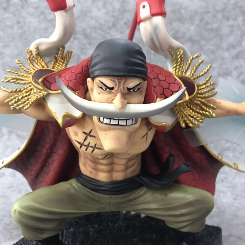 One Piece Anime White Beard PVC Action Figure Toys Diorama One Piece ...