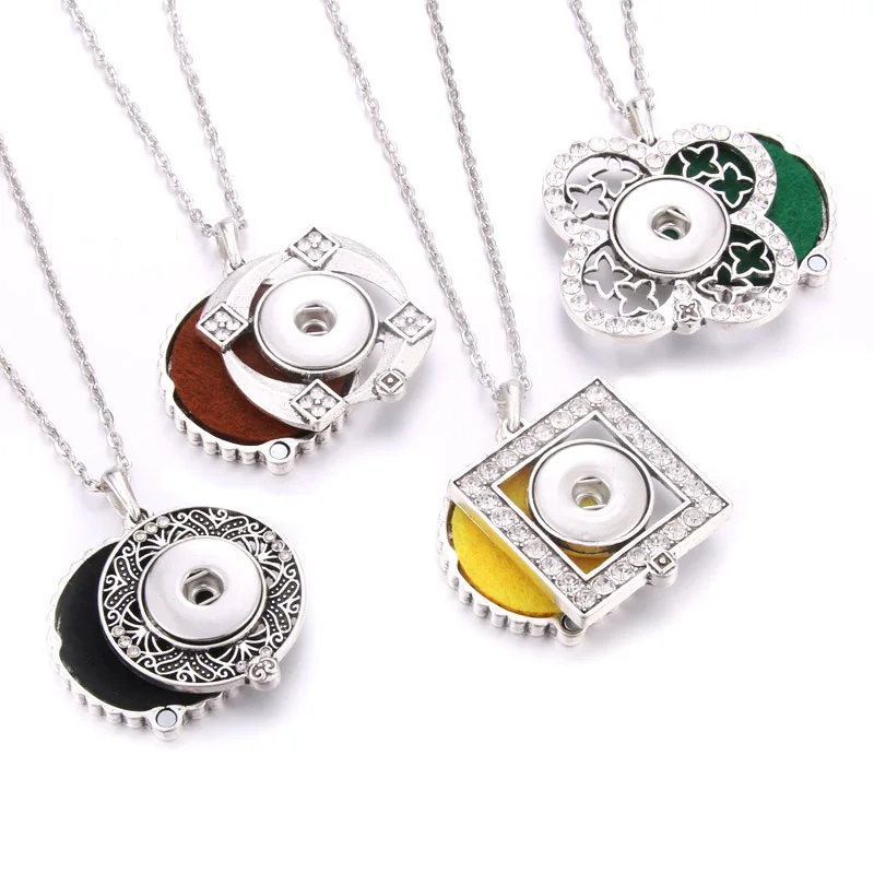 Difusor de Aroma de aromaterapia, medallón con colgante de diamantes de ...