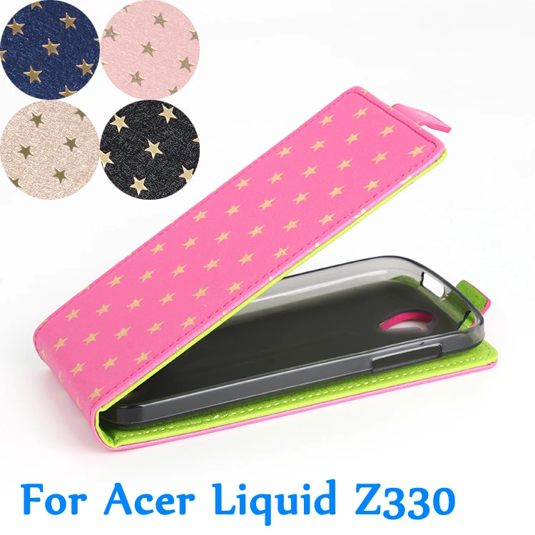 High Quality Fashion Stars Original For Acer Liquid Z330 Leather Case ...