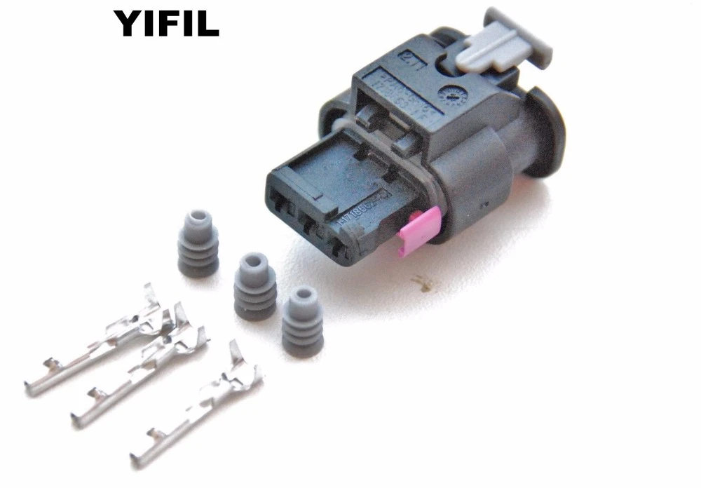 5pcs/lot 3 Pin/Way PDC Parking Sensor Plug Connector Socket Housing For ...