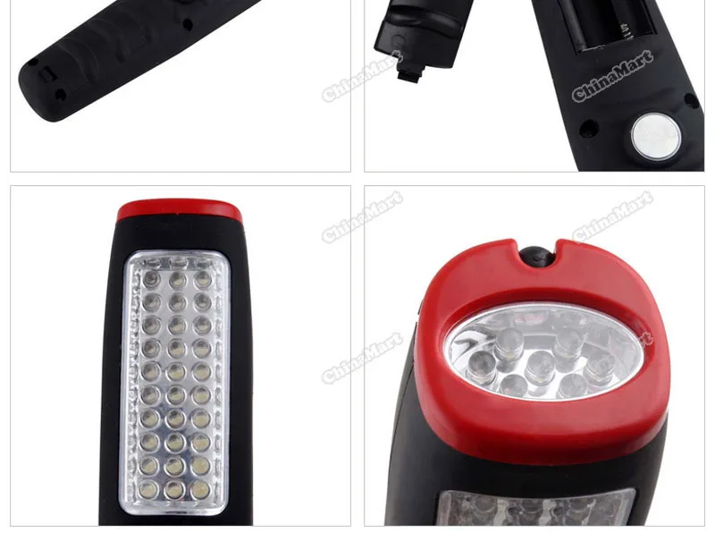 chinamart Full new 37 LED Hanging Work Light Flashlight Hook Camping ...