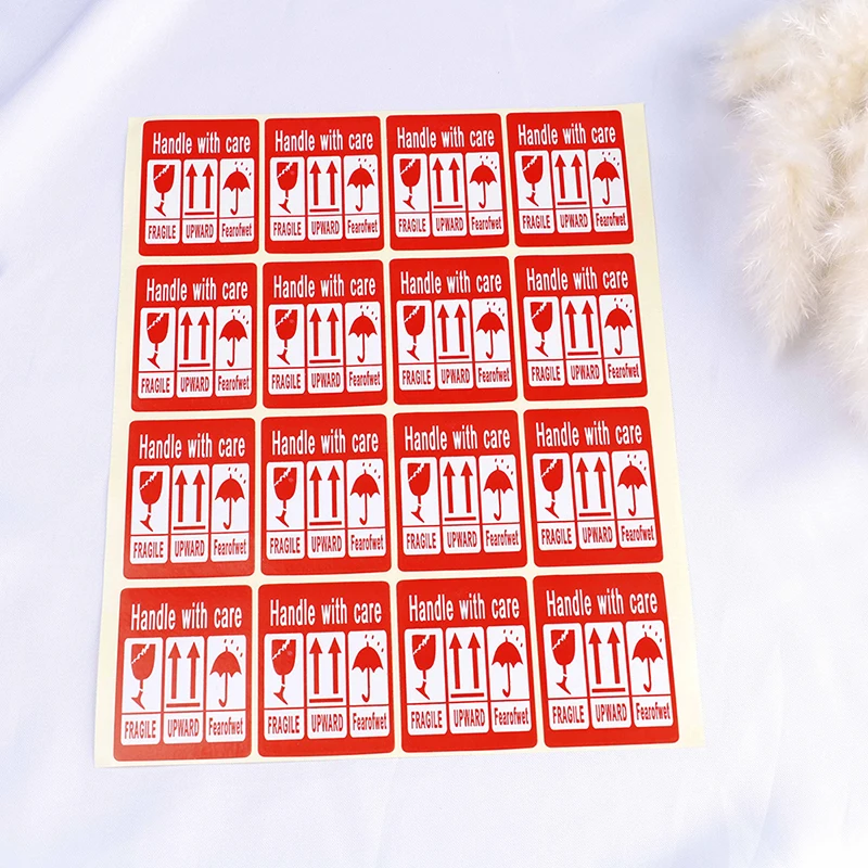 40-50-100-240-teile-los-Zerbrechlich-Warnung-Label-Aufkleber-Fragile ...